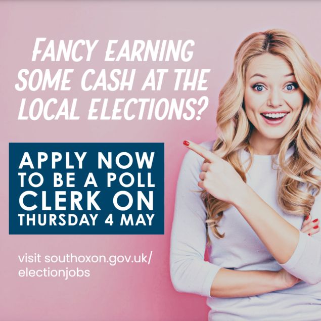 Election Poll Clerks Wanted | Long Wittenham, Oxfordshire