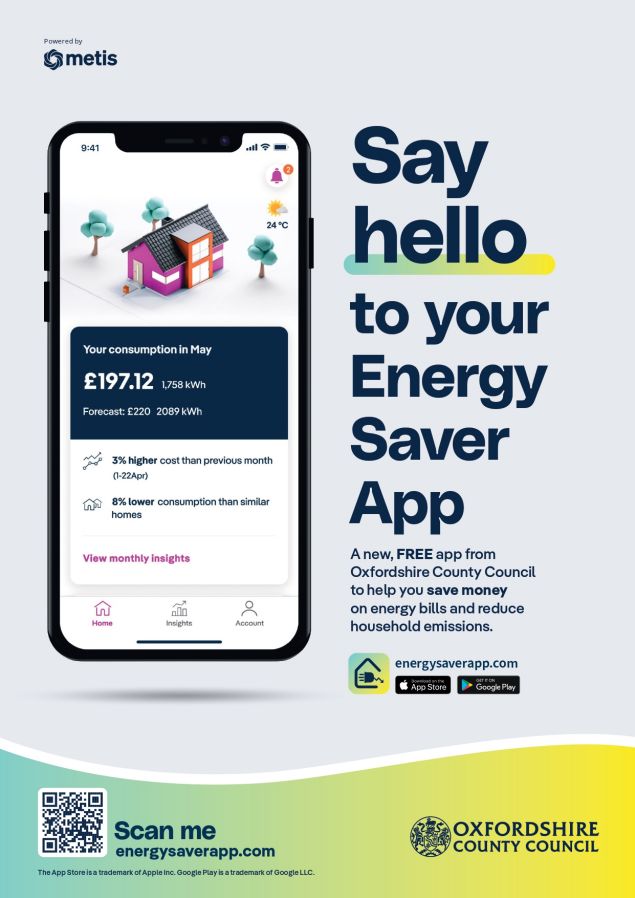 Energy Saver App | Long Wittenham, Oxfordshire