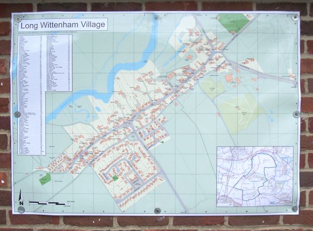 Village Map Updated | Long Wittenham, Oxfordshire