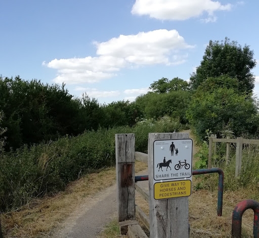 New Warning Signs for Cyclepath | Long Wittenham, Oxfordshire