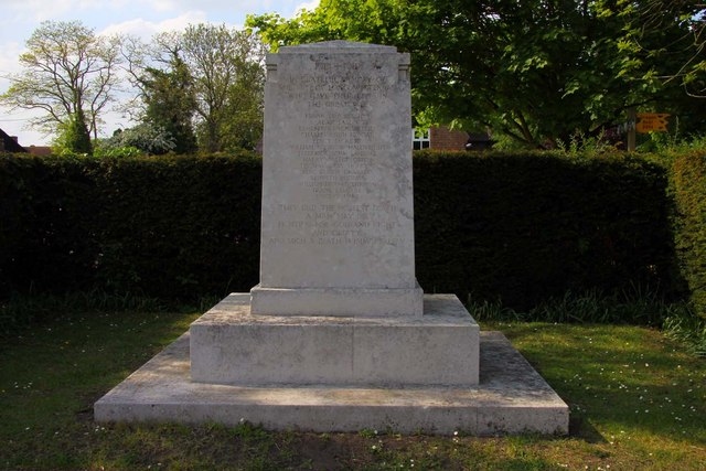 War Memorial Cleaned | Long Wittenham, Oxfordshire