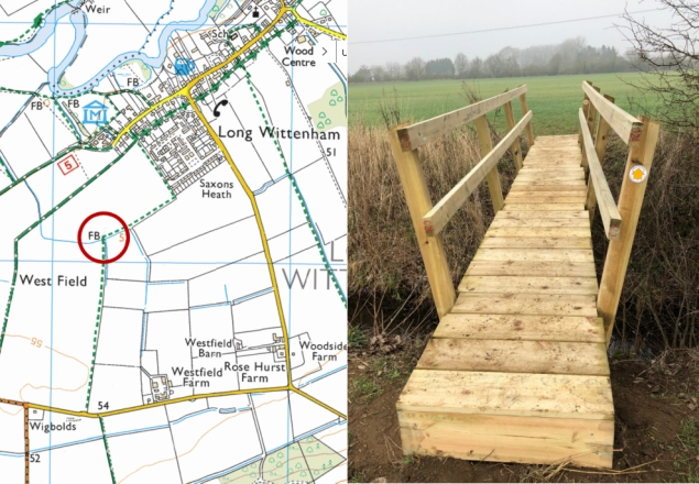New Footbridge on West Field | Long Wittenham, Oxfordshire