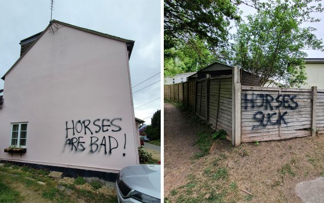 Graffiti Damage | Long Wittenham, Oxfordshire